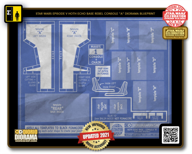 TUTORIALS • BLUEPRINTS • HOTH • ECHO BASE REBEL CONSOLE “A” 2021 ...