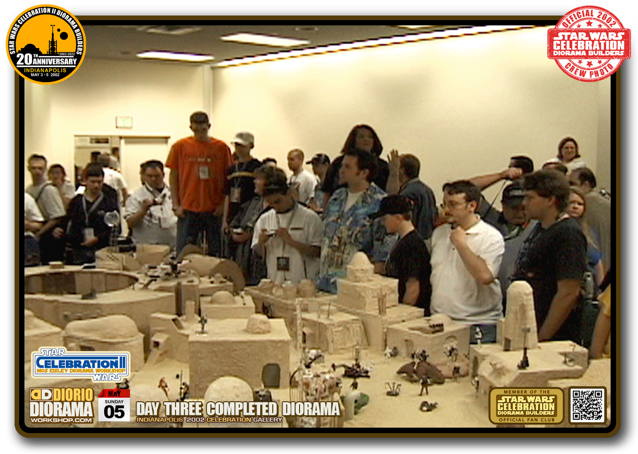 CONVENTIONS • STAR WARS CELEBRATION 2 • PRODUCTION • COMPLETED DIORAMA ...