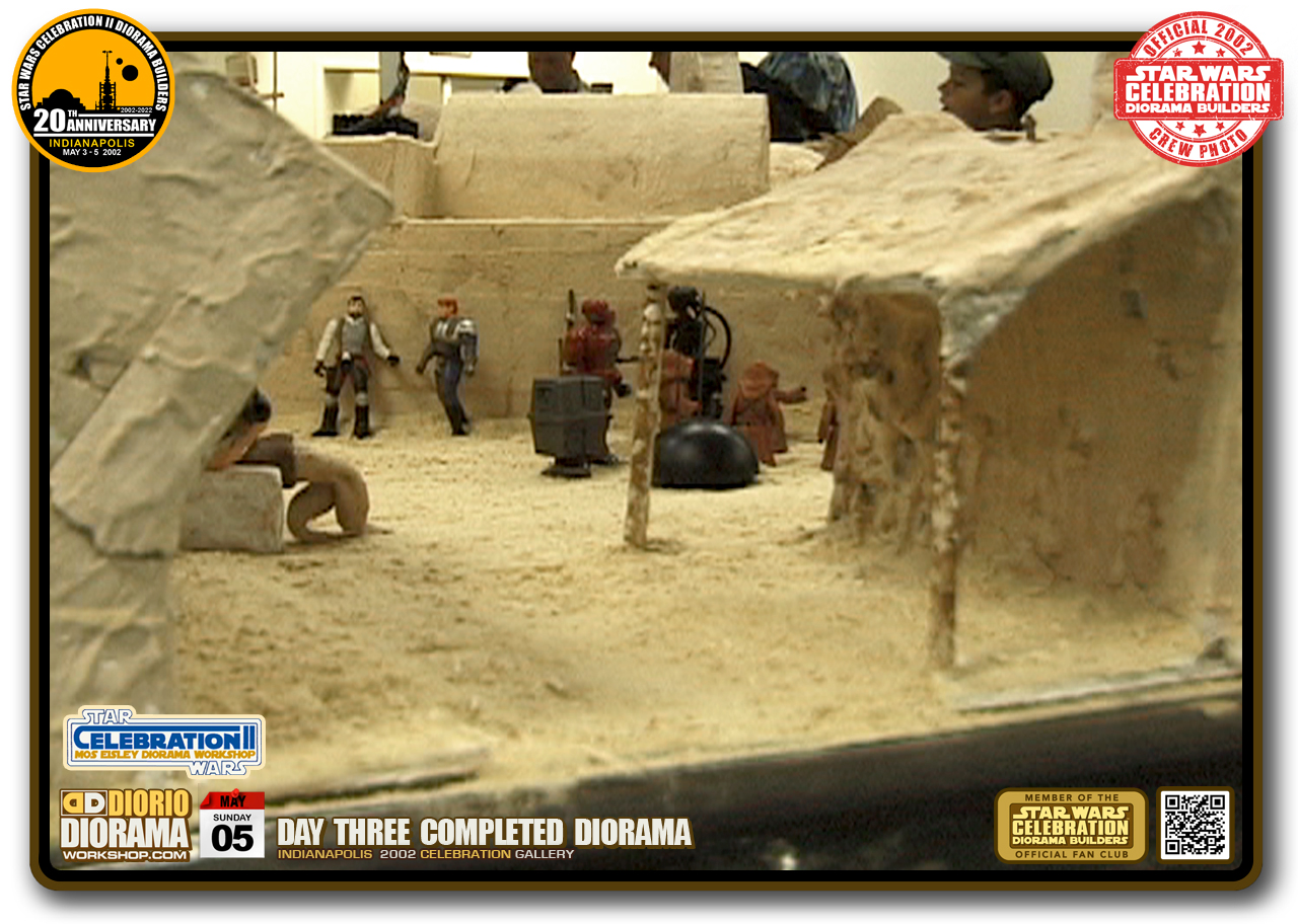 CONVENTIONS • STAR WARS CELEBRATION 2 • PRODUCTION • COMPLETED DIORAMA ...