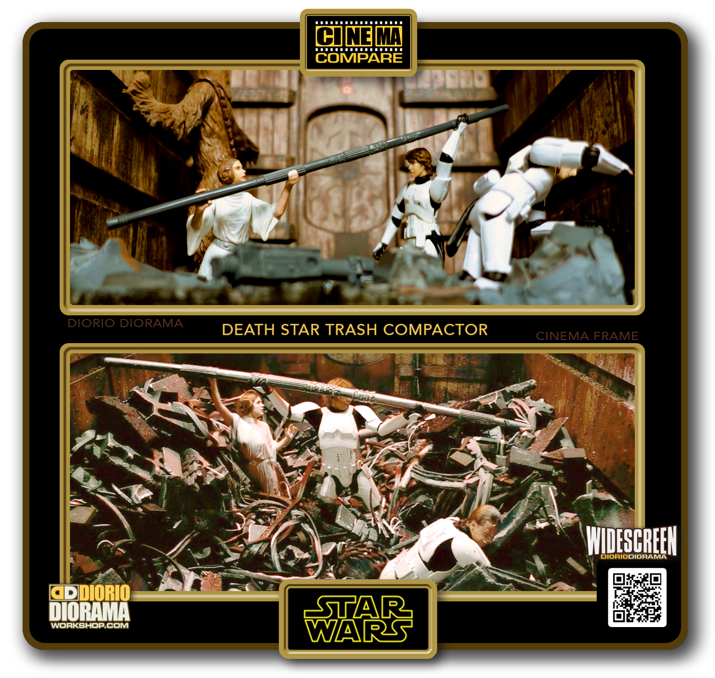 STAR WARS CELEBRATION IV • DIORAMA BUILDERS CINEMA COMPARISON • STAR ...